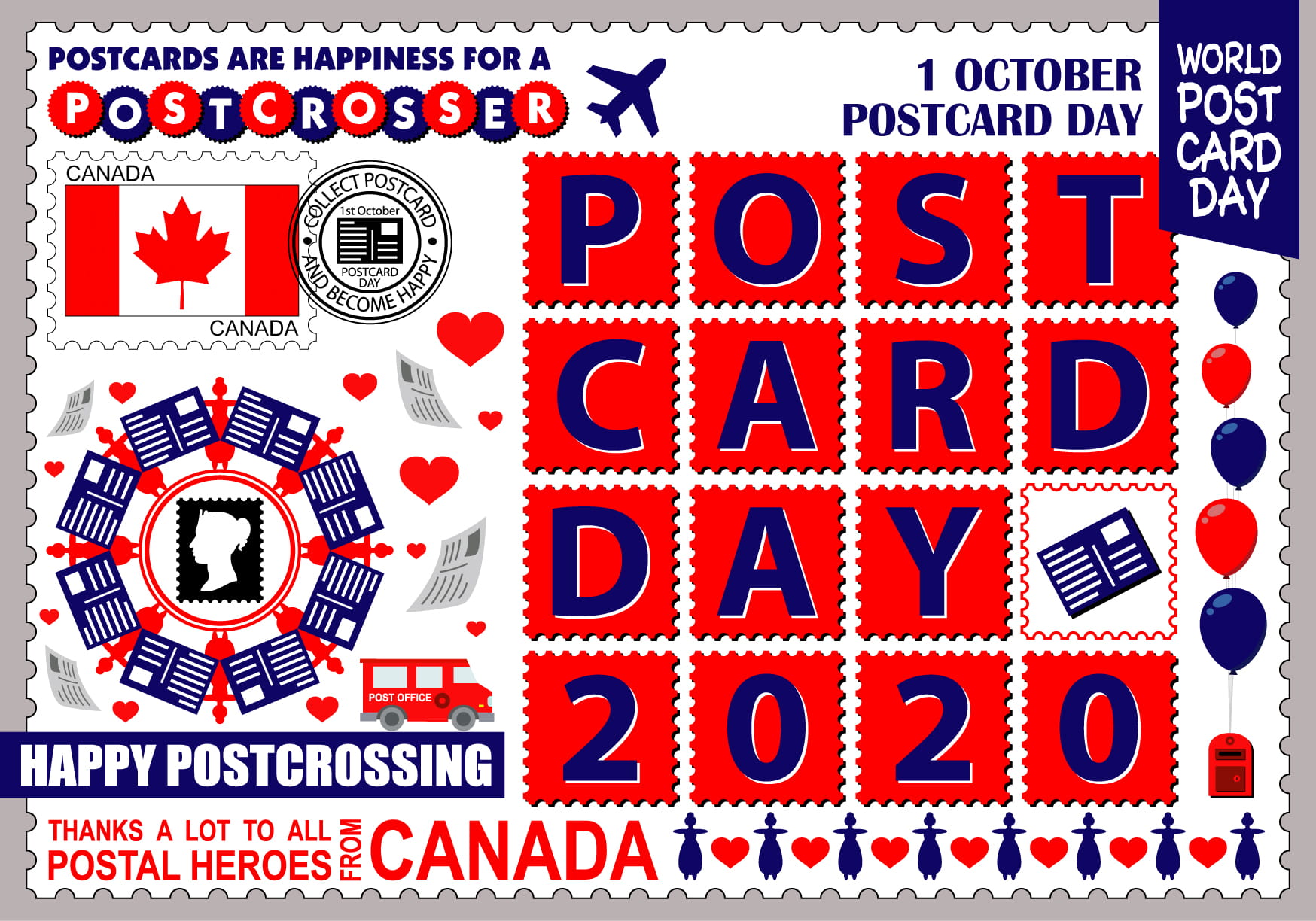 World Postcard Day - Canada